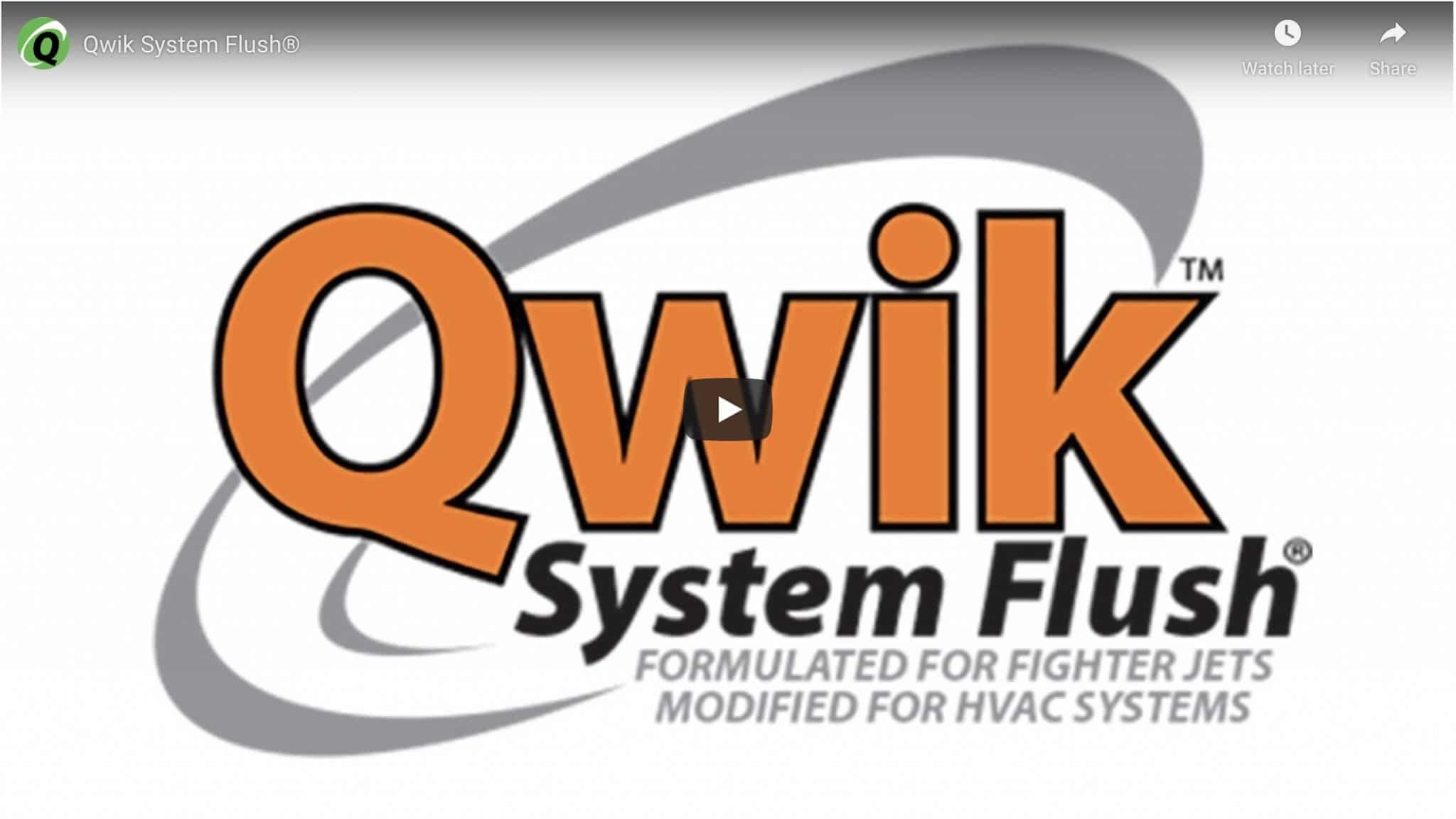 How to use Qwik System Flush® - Qwik.com